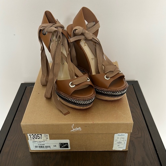 Christian Louboutin | Shoes | Christian Louboutin Tribuli Wedge | Poshmark
